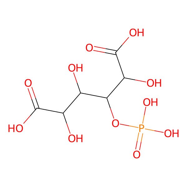 2,3,5-Trihydroxy-4-phosphonooxyadipic acid - Chemical Compound