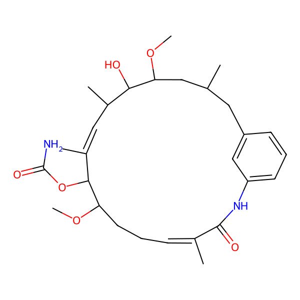 Carbamic acid (4E,10E)-(8S,9S,12S,13R,14S,16R)-13-hydroxy-8,14 ...