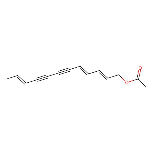 Dodeca-2,4,10-trien-6,8-diynyl acetate - Chemical Compound