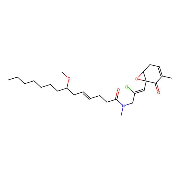 (E,7R)-N-[(Z)-2-chloro-3-[(1R,6R)-3-methyl-2-oxo-7-oxabicyclo[4.1.0]hept-3-en-1-yl]prop-2-enyl ...